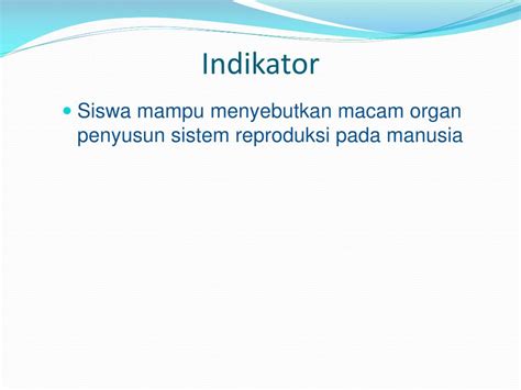 Ppt Bahan Ajar Sistem Reproduksi Manusia Powerpoint Presentation Free Download Id 2343386