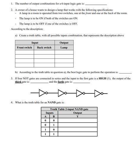 Solved 1 The Number Of Output Combinations For A 6 Input Chegg Com