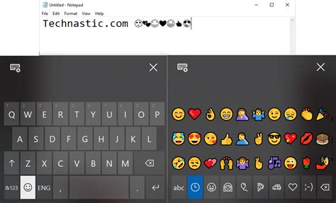 Emoji Using Keyboard Keys Catalog Library
