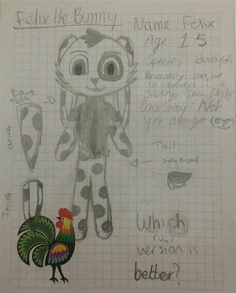 Felix The Bunny Version 2 By Starfan11 On Deviantart