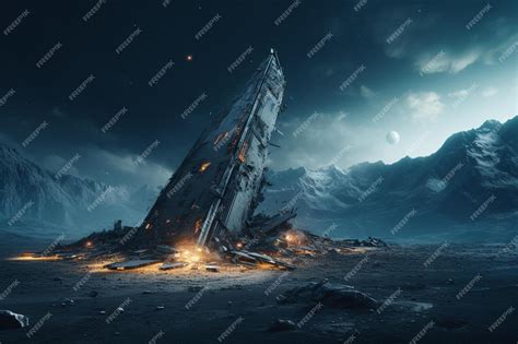 Premium Photo Anchal Cinematic Panoramic View Of Futuristic Large Angular Cfdd Ed Ff Abc Dbcdaf