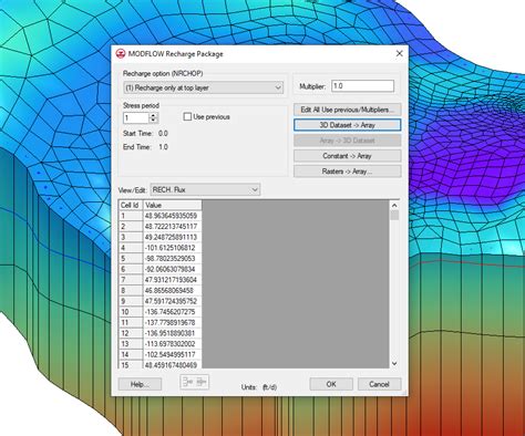 New Modflow Usg 3d Dataset To Array Aquaveo And Water Resources