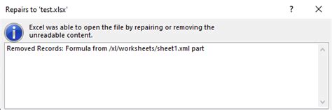 Property Value Evaluated As Invalid Formula Requires Repair · Issue