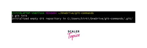 Git Commands Workflow Scaler Topics