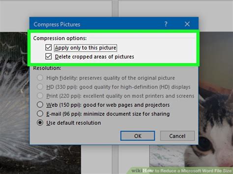 Ways To Reduce A Microsoft Word File Size WikiHow