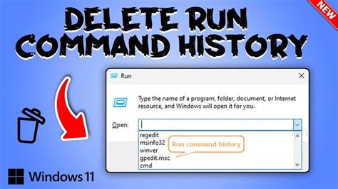 5 minute solution on linkedin how to delete run command history