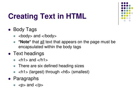 Introduction To HTML Ppt Download