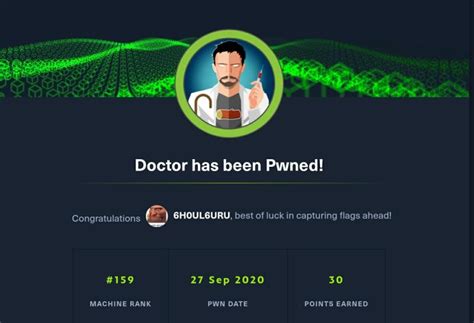 Akshay Khanna On Linkedin Doctor Hackthebox Cybersecurity Rooted