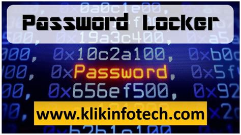 Password Locker Password Locker Lockers Passwords