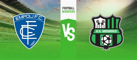Empoli Vs Sassuolo Prediction Odds And Betting Tips 05112022