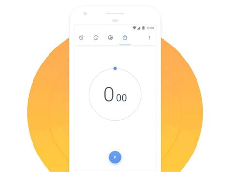 Google Clock Redesign White Theme