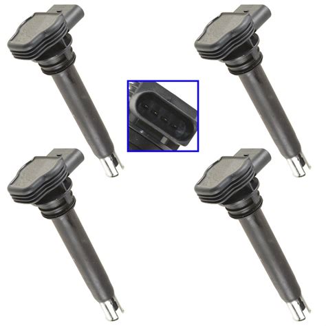 OEM 06H905115B Bosch Style Engine Ignition Coil Kit Set of 4 for Audi ...