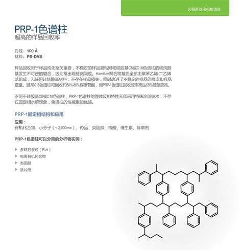 PRP 1 反相色谱柱 亨赛特