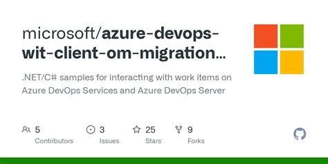 Github Microsoftazure Devops Wit Client Om Migration Guide Netc Samples For Interacting