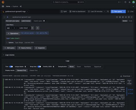 Integration With Grafana Cloud Cube Docs