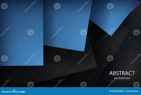 Blue Background Overlap Dimension Grey Vector Illustration Message