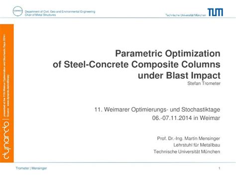 Pdf Parametric Optimization Of Steel Concrete Composite