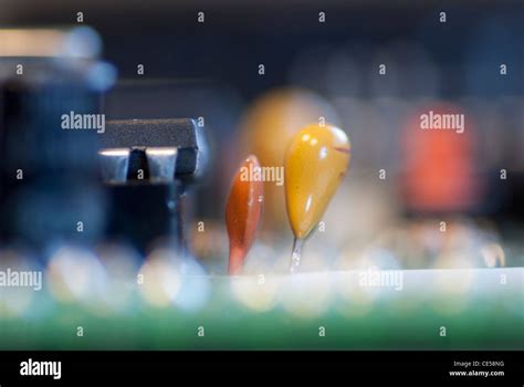 Circuit Board Detail Stock Photo Alamy