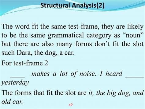 Morphology Grammar Ppt