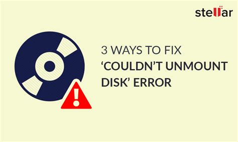 How To Fix Couldnt Unmount Disk Error On Mac