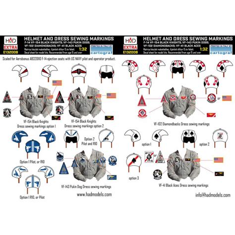 Grumman F 14a F 14b F 14d Tomcat Patches Vf 143 Vf 213 Vf 41 Game Accessories