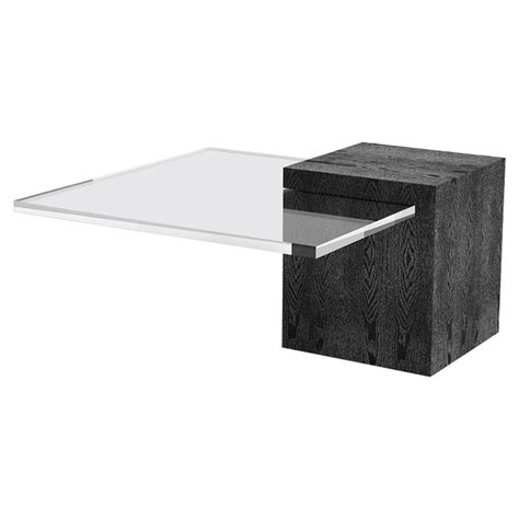 Custom Wood Coffee Table Shown With Plexiglass Top For Sale At 1stdibs Custom Plexiglass Table