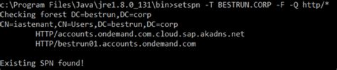 Enable Kerberos Based Sso For Accessing Your Appli Sap Community