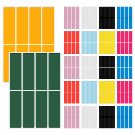 Zehuanyu 100 Sheets Sticky Classification Labels Classification