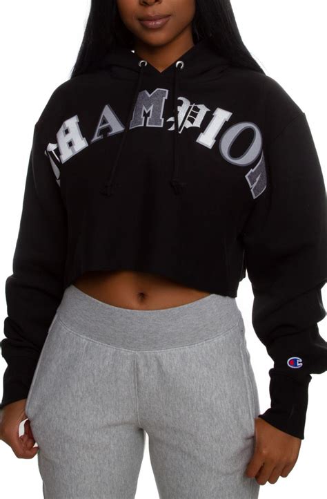 Champion Reverse Weave Cropped Hoodie Wl659g550216003 Karmaloop