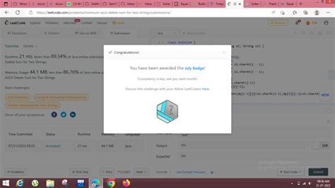 Siddhartha Bharali On Linkedin July Leetcode Badge