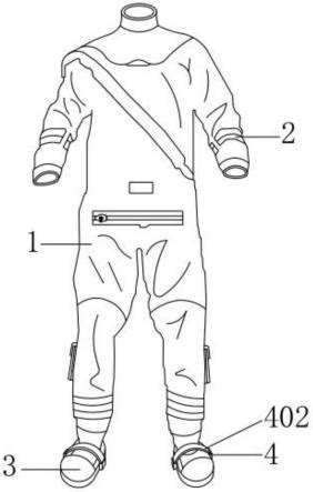 一种冰面救援用体温维持服的制作方法