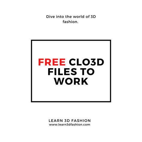 Free Archives Learn 3d Fashion