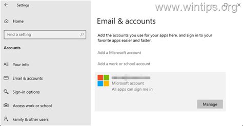 Fix Cannot Remove Microsoft Account Because Remove Button Missing In Windows 1011
