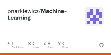 Github Pnarkiewicz Machine Learning