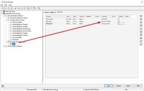 Solved Property Sets Formula For Slope Autodesk Community