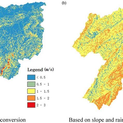 Spatial Distribution Of Flow Velocity Download Scientific Diagram