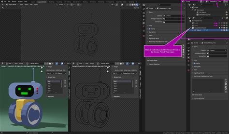 Lineart Grease Pencil Line Art Layer How To Place It Into A Render