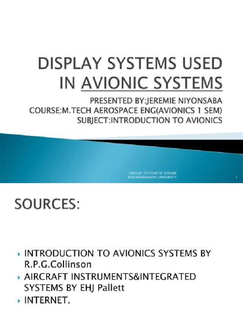 Display Systems Used In Avionics Pdf Display Systems Used In Avionics Pdf