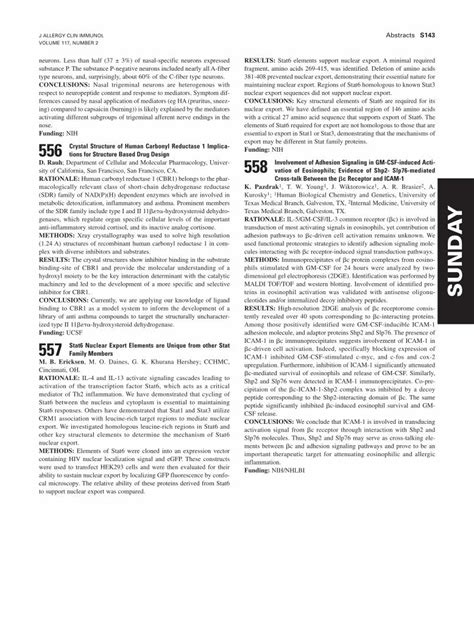 Pdf Involvement Of Adhesion Signaling In Gm Csf Induced Activation Of Eosinophils Evidence Of