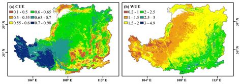 Characteristics Of The Spatial Distribution Of Cue A And Wue B In