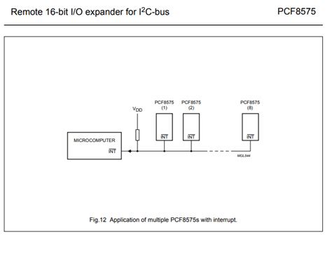 Pcf8575ts Nxp Remote 16 Bit I 2c And Smbus Io Expander With