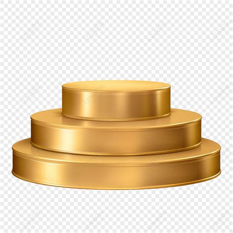황금 모형 연단 Png플랫폼구성실린더 Png 일러스트 무료 다운로드 Lovepik