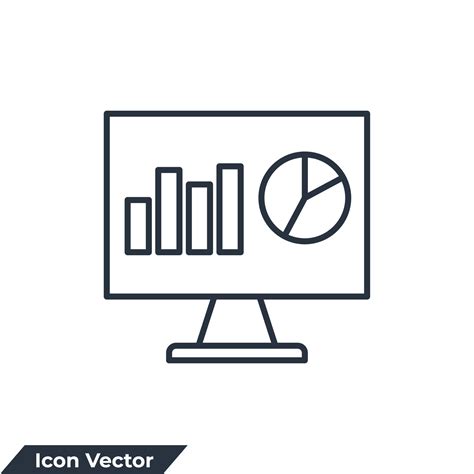 Monitoring Icon Logo Vector Illustration Dashboard Admin Symbol Template For Graphic And Web