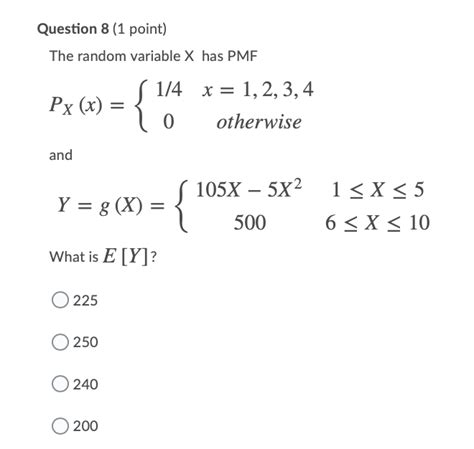 Solved Question 7 1 Point Consider A Gaussian Random