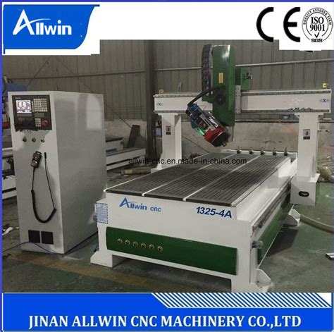 Rotated Spindle Th Axis CNC Router Machine With Linear Automatic Tool Changer Kit CNC Router