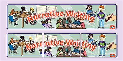 Narrative Writing Display Banner Teacher Made Twinkl
