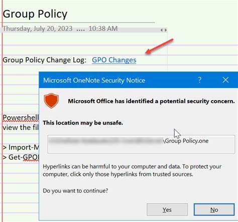 Microsoft Hyperlink Warning Messages Cloud Computing And Saas