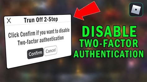 How To Turn Off Two Step Verification On Roblox Disable Authenticator YouTube