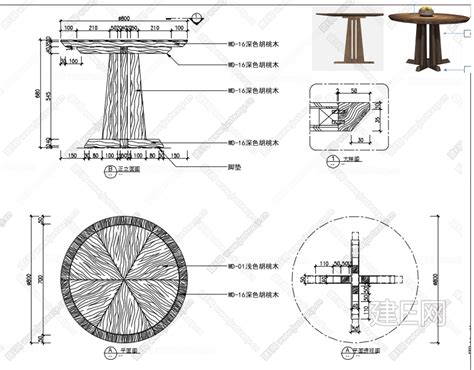 Cad家具设计餐桌 三视图施工图下载 施工图cad家具设计餐桌 三视图下载 施工图cad家具设计餐桌 三视图免费下载 建e室内设计网