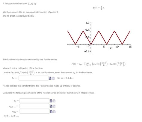 Solved A Function Is Defined Over By We Then Extend It Chegg Com